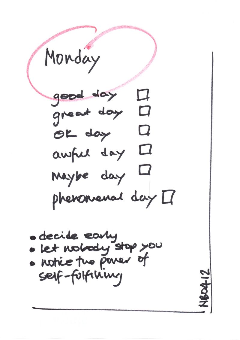 Which Monday Will You Choose… – Live & Learn